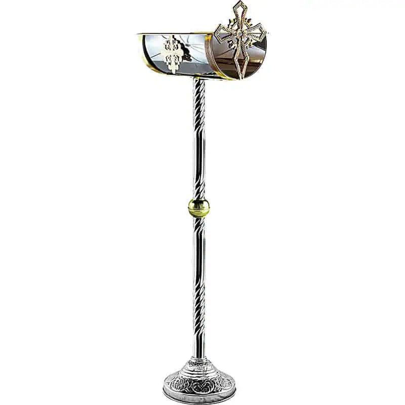 Metal Church Candlestick with Base — Blessed Celebration