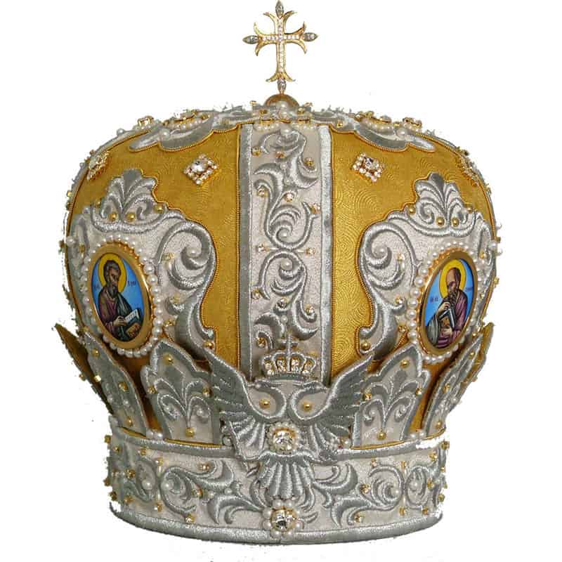 High Priest Hat Mitre - Traditional Orthodox — Blessed Celebration