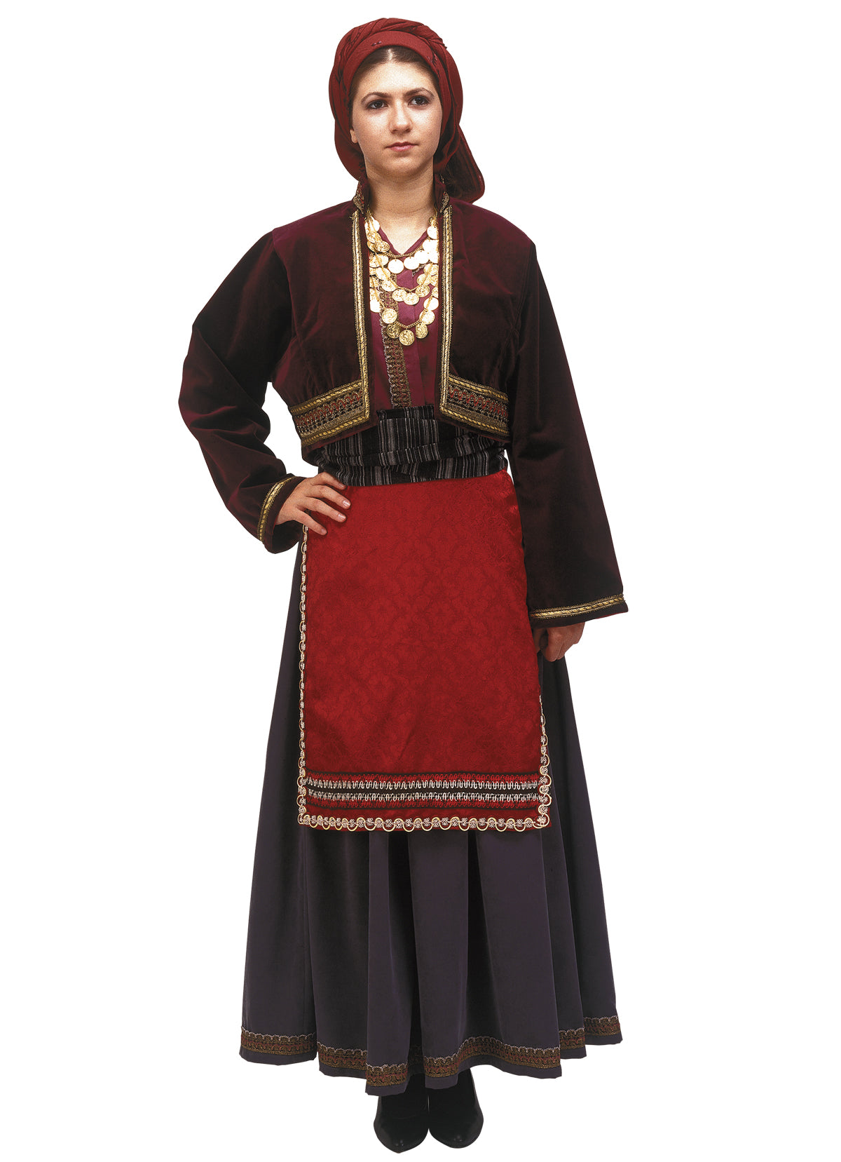 Greek Costume Traditional Dress Macedonia Woman — Blessed Celebration
