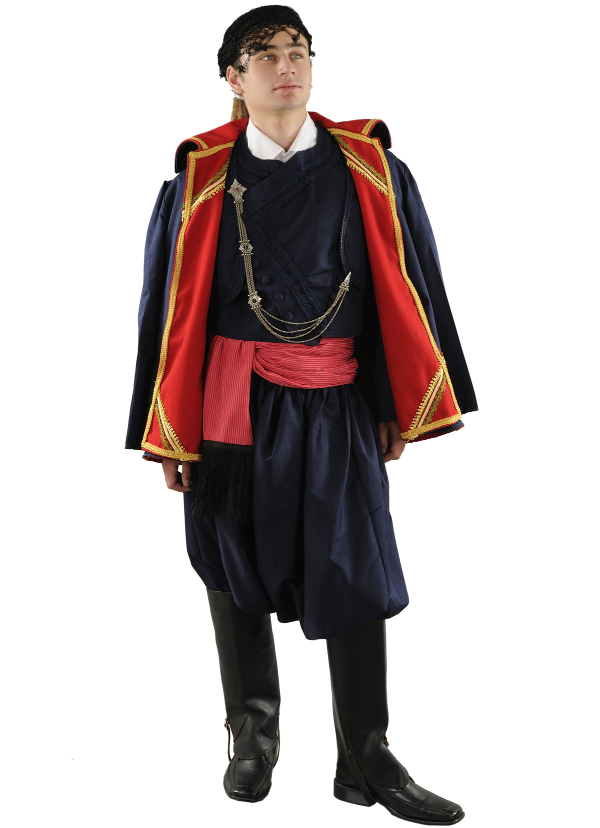 Greek Costume Crete Man with Coat — Blessed Celebration