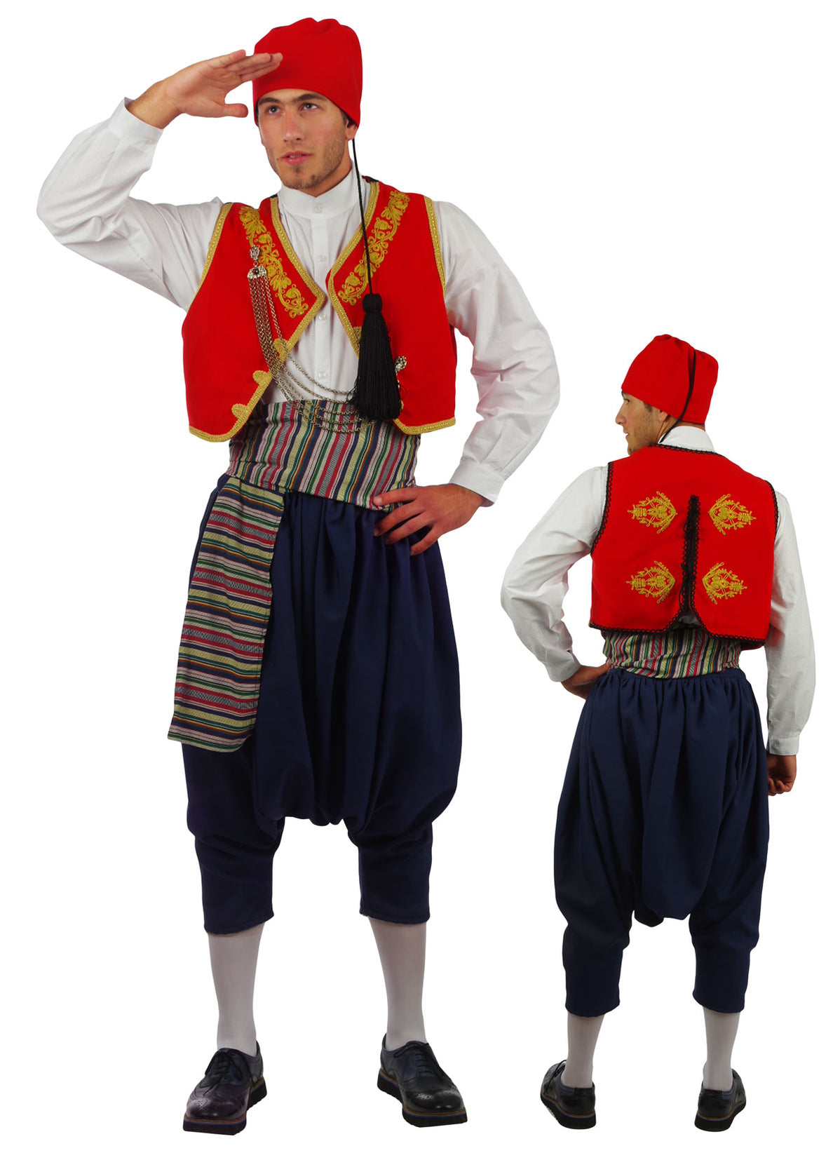 Greek Dancer Costume for Men | Traditional Adult Male Costume — Blessed ...