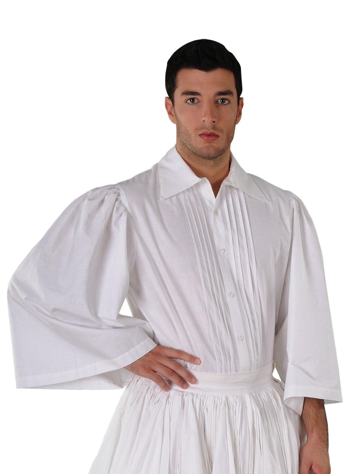 Greek Costume Men's Evzonas Shirt — Blessed Celebration