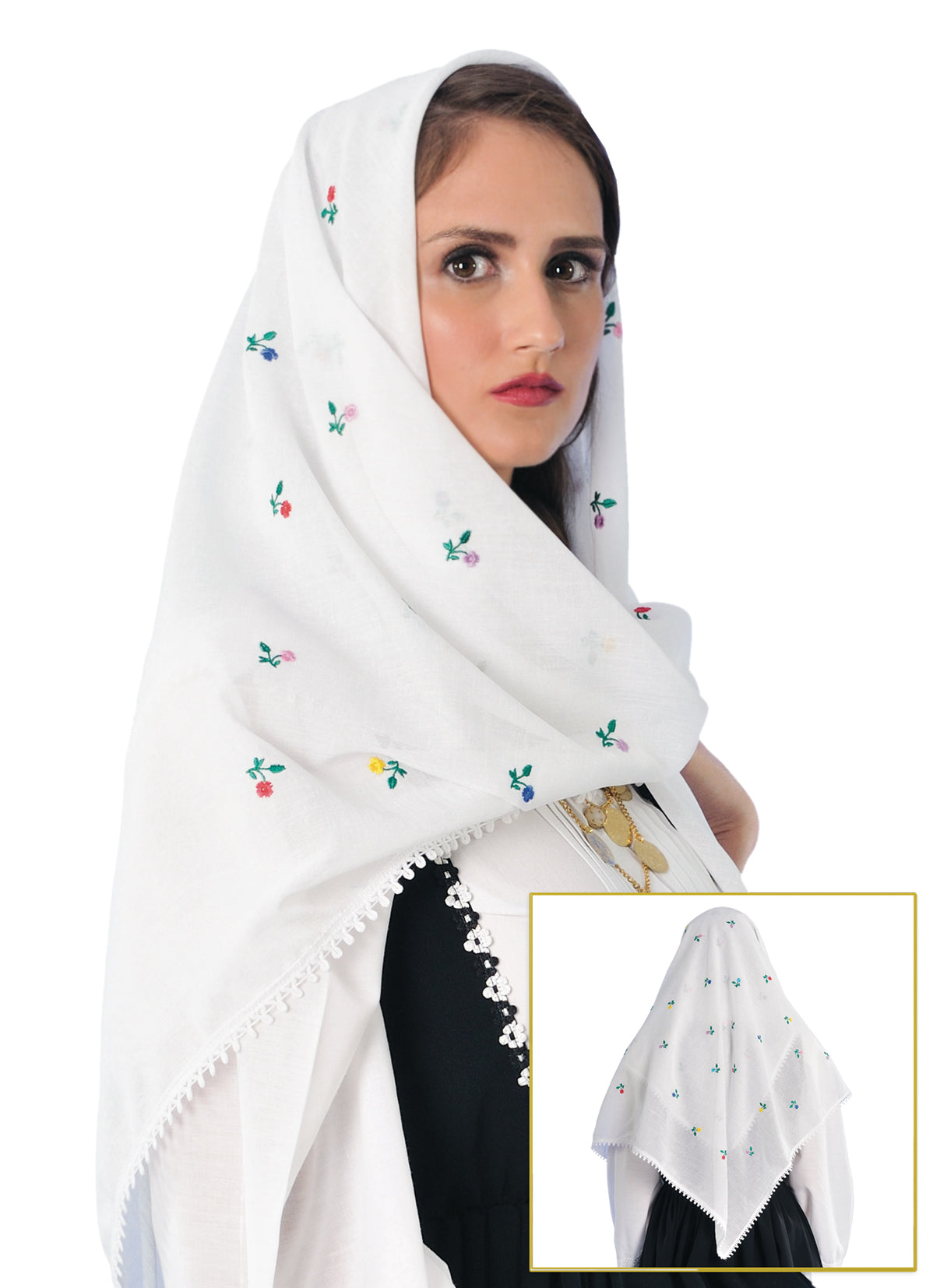Greek Traditional & Orthodox Headscarf | Female Headscarves for Sale ...