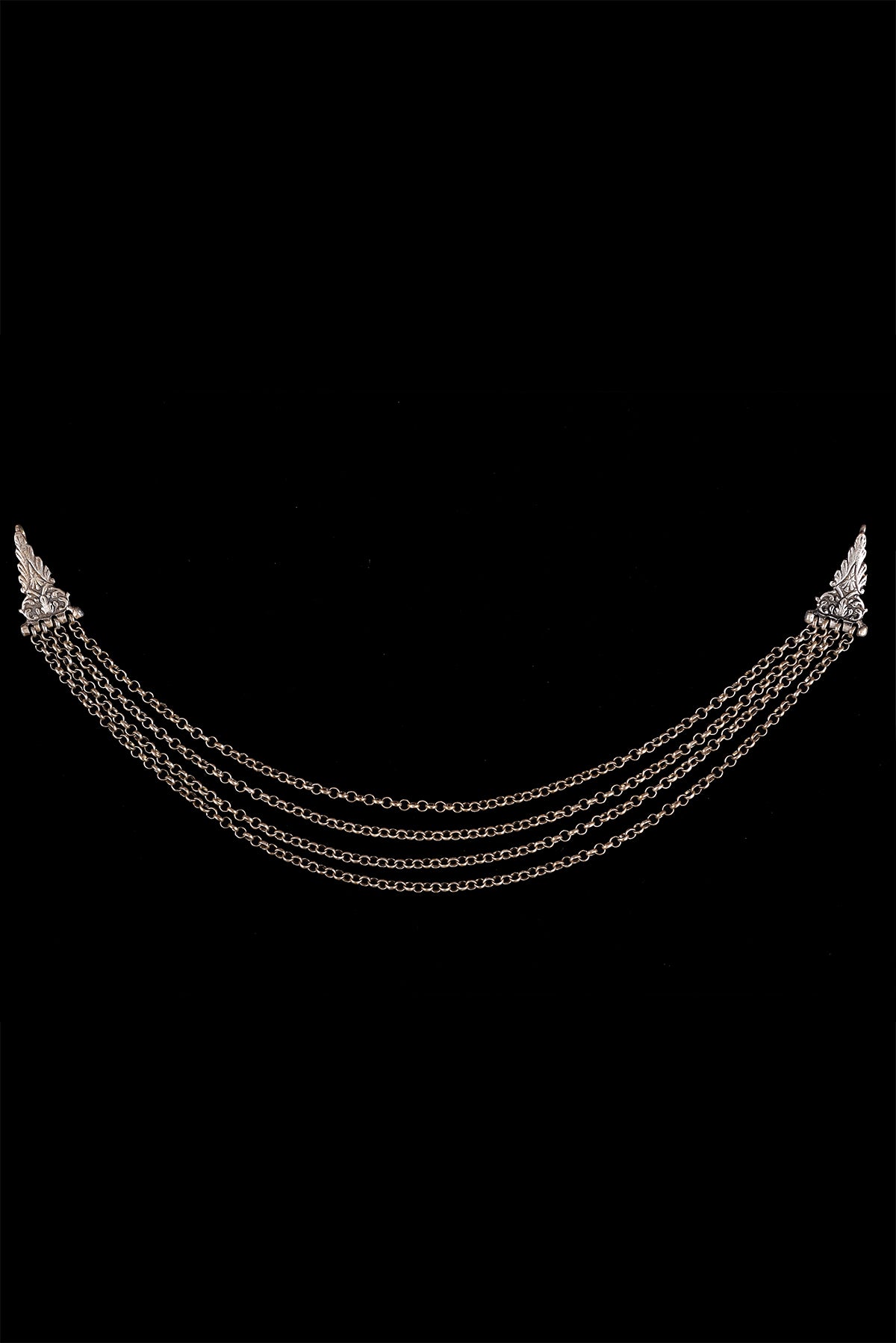 Man's Chest Jewlery: Traditional 4 Strand Silver Chain — Blessed ...
